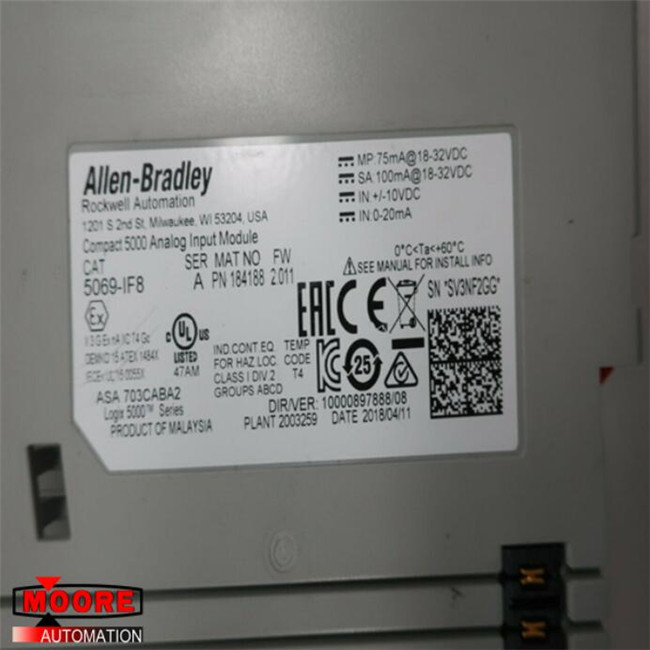 5069-IF8 5069IF8 Allen Bradley AB CompactLogix 5069-IF8 exhibits 8 ...